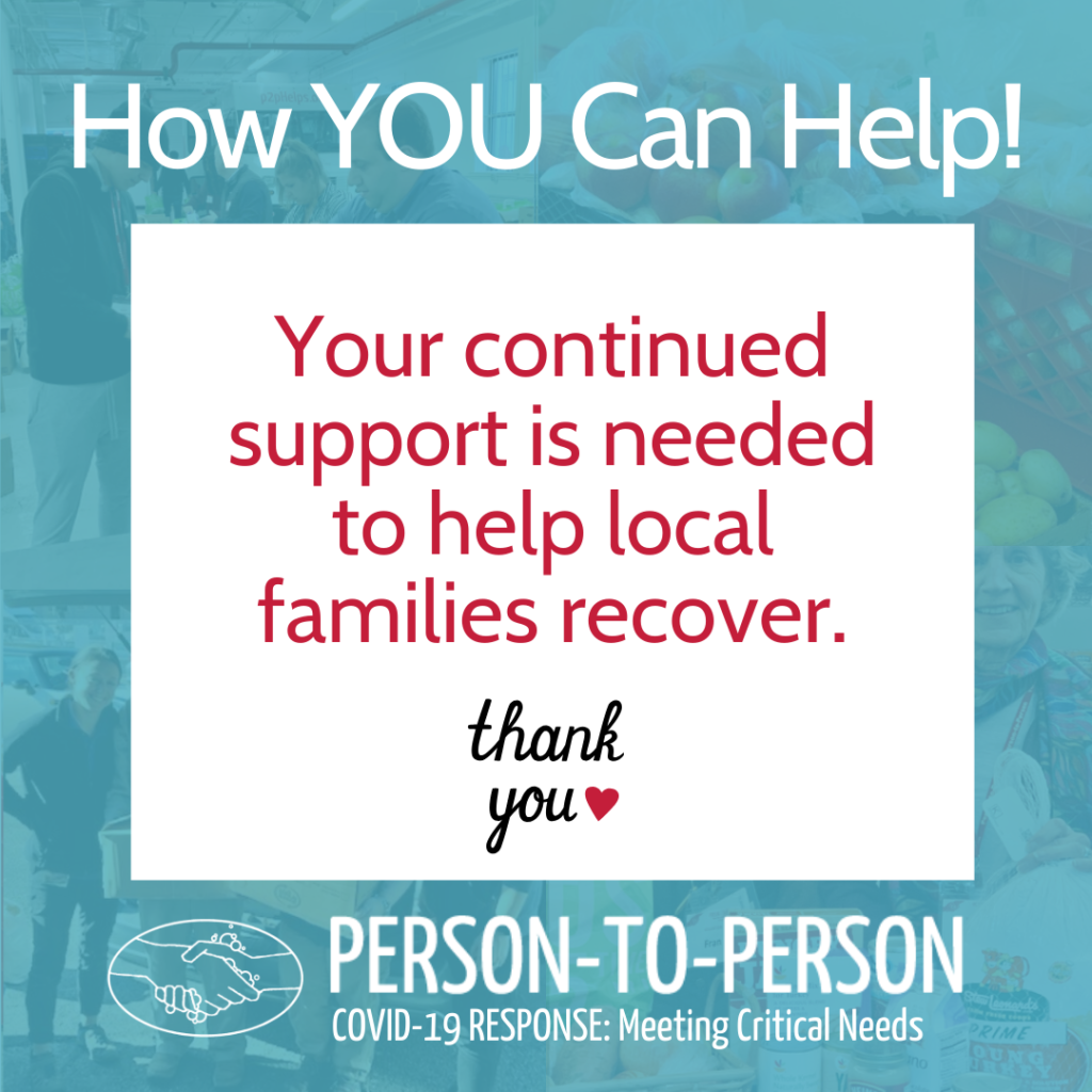 COVID-19 Response: Your Continued Help Is Needed - Person to Person