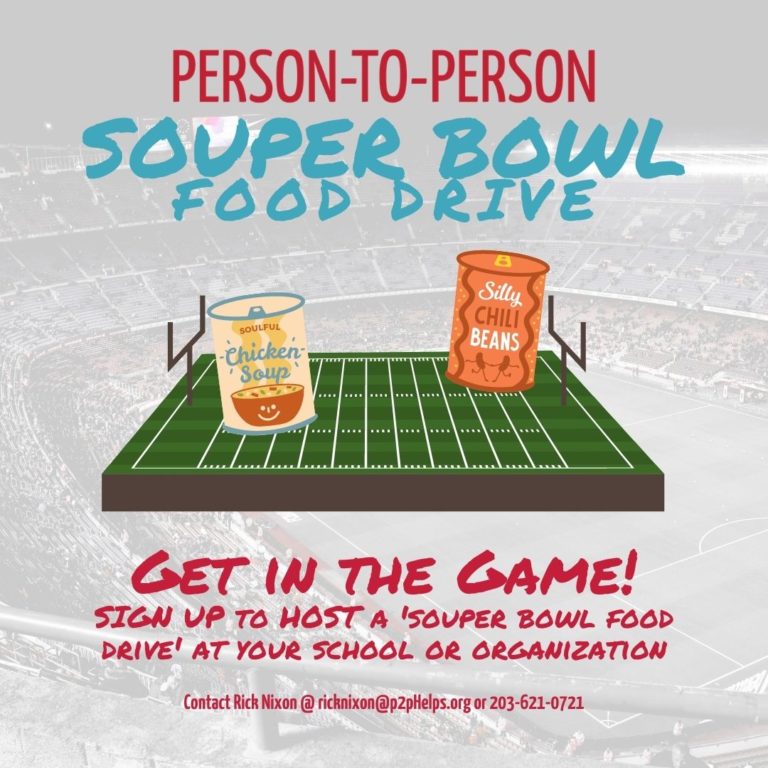 Souper Bowl 2021: P2P Food Drive - Person to Person