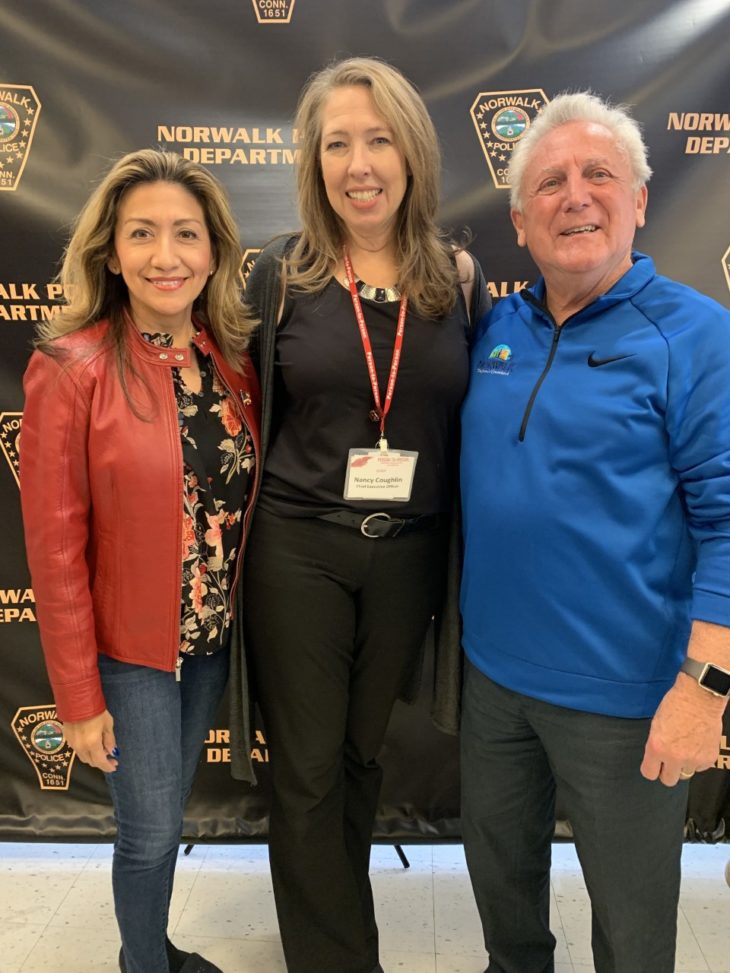 Nancy Coughlin Mayor Rilling Norwalk Coat Drive - Person to Person